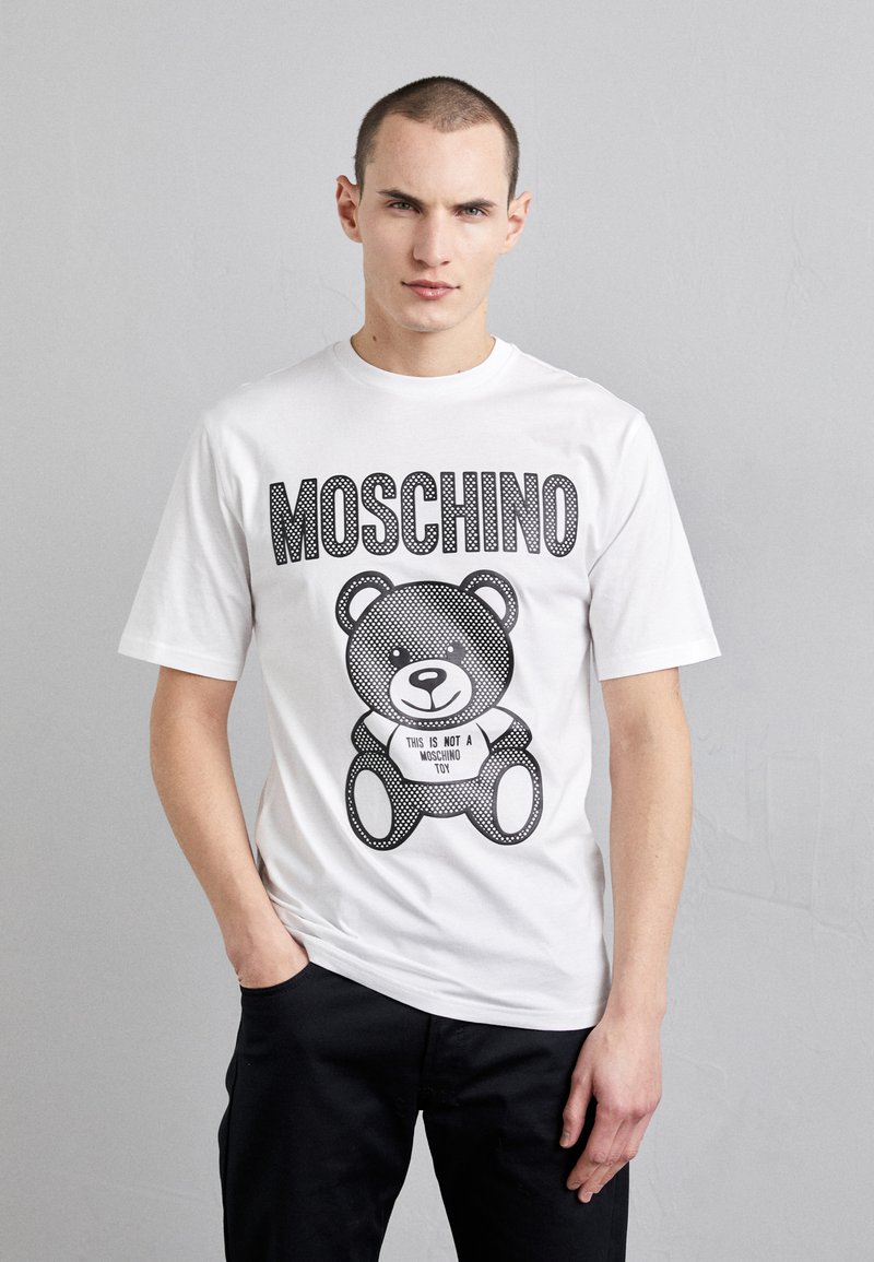 MOSCHINO T-Shirt print - white/weiß - Zalando.de