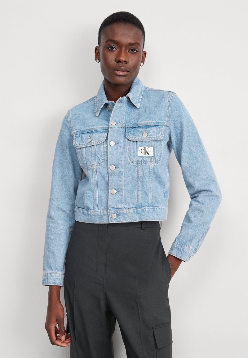 Calvin Klein Jeans Cropped 90s Jacket Jeansjacka Denim Light