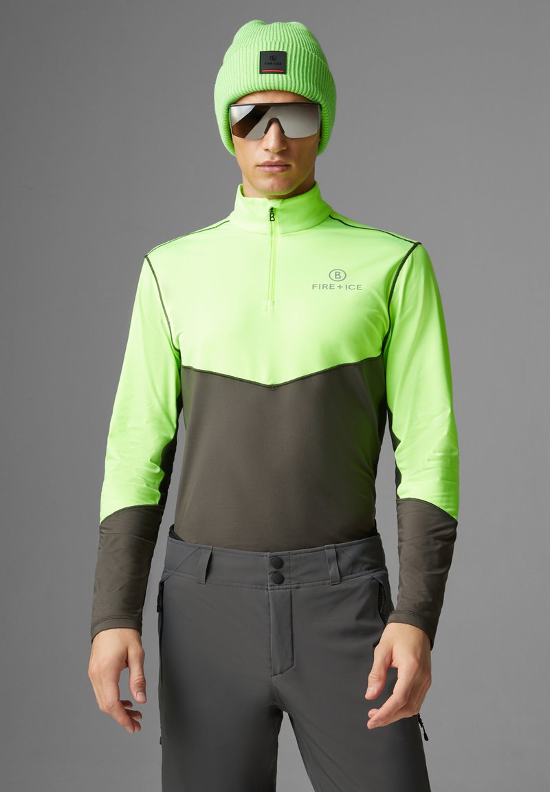 Bogner Fire + Ice BAXTER - Topper langermet - graphite/svart - Zalando.no