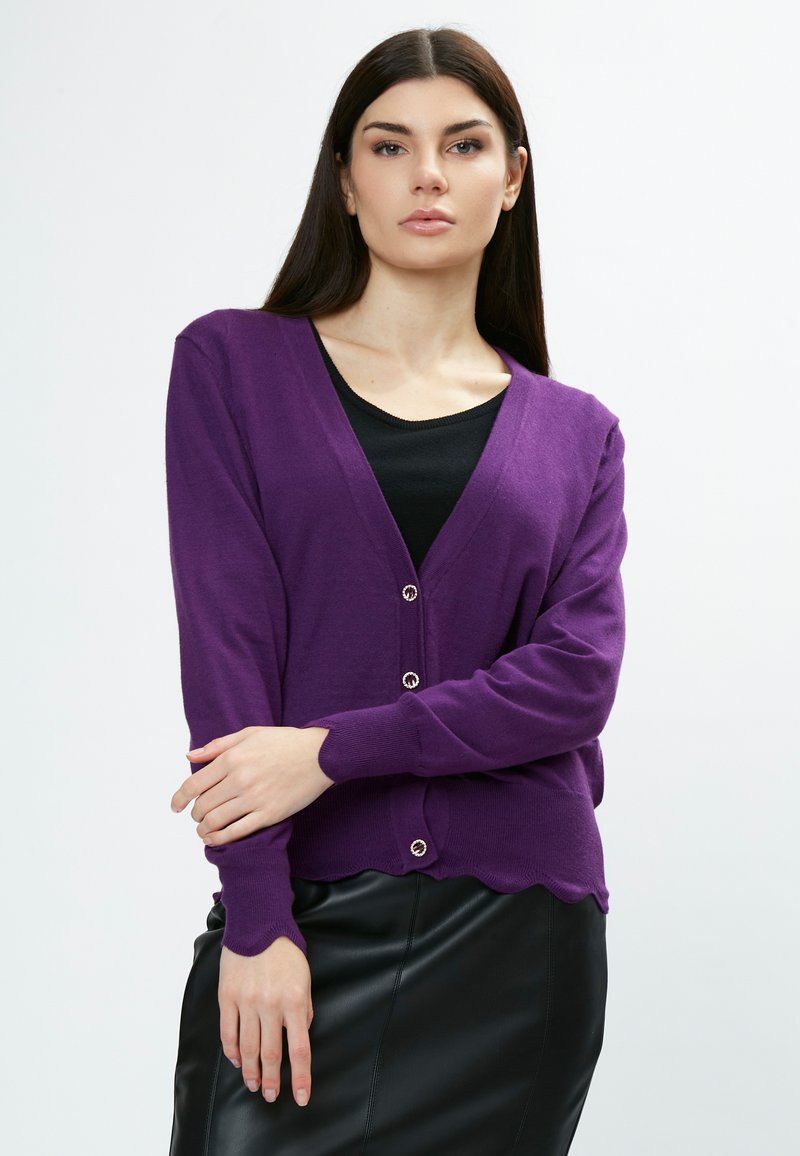 INFLUENCER FANCY HEM - Cardigan - purple/lilla - Zalando.dk