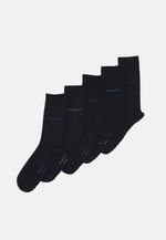 bugatti BUSINESS SOCKS BOX 5 PACK - Strumpor - dark blue/mörkblå ...