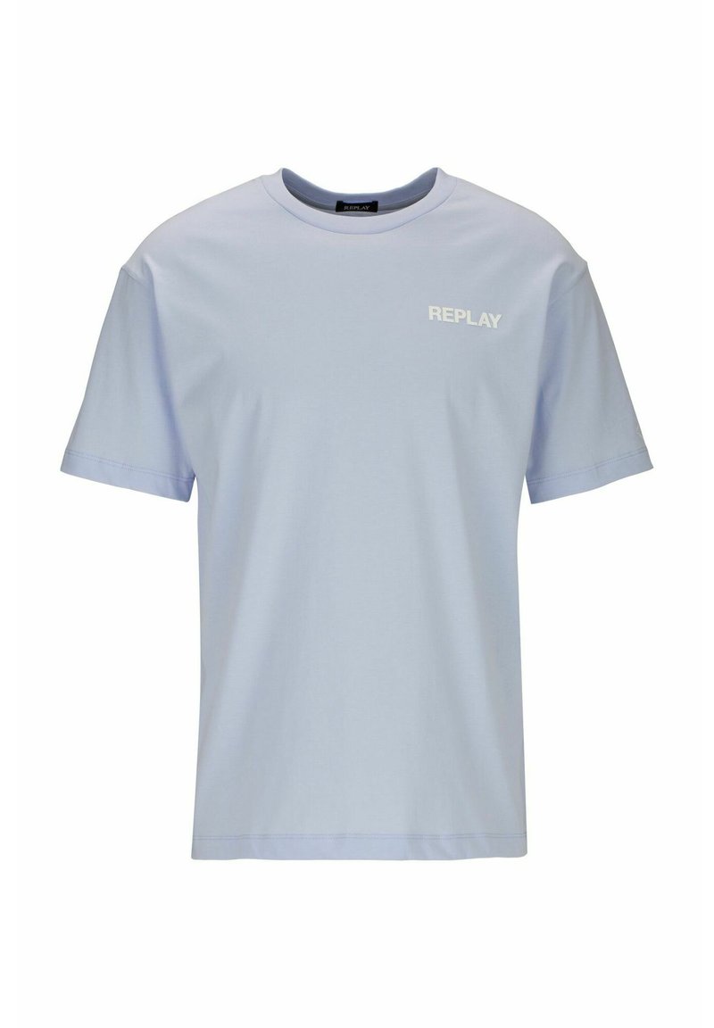 Replay BASIC - T-Shirt print - bright periwinkle/hellblau - Zalando.de