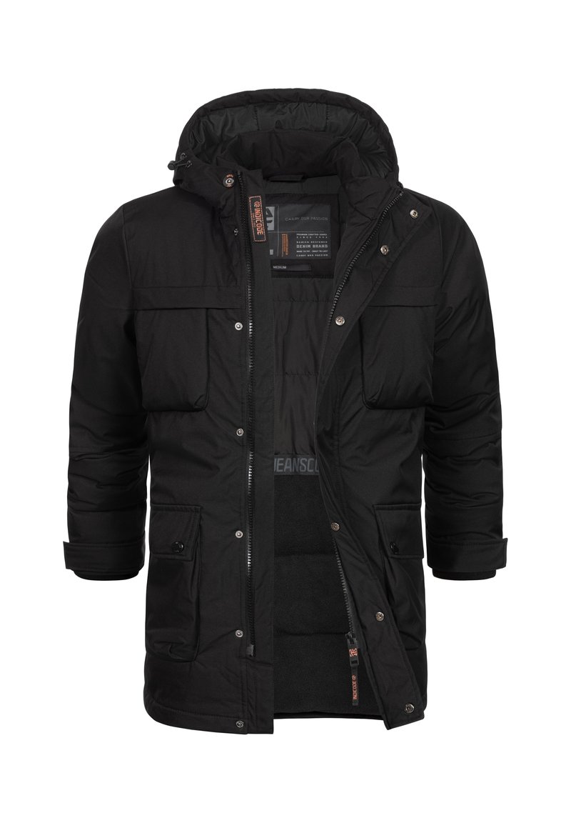 INDICODE JEANS Parka - black/svart - Zalando.no