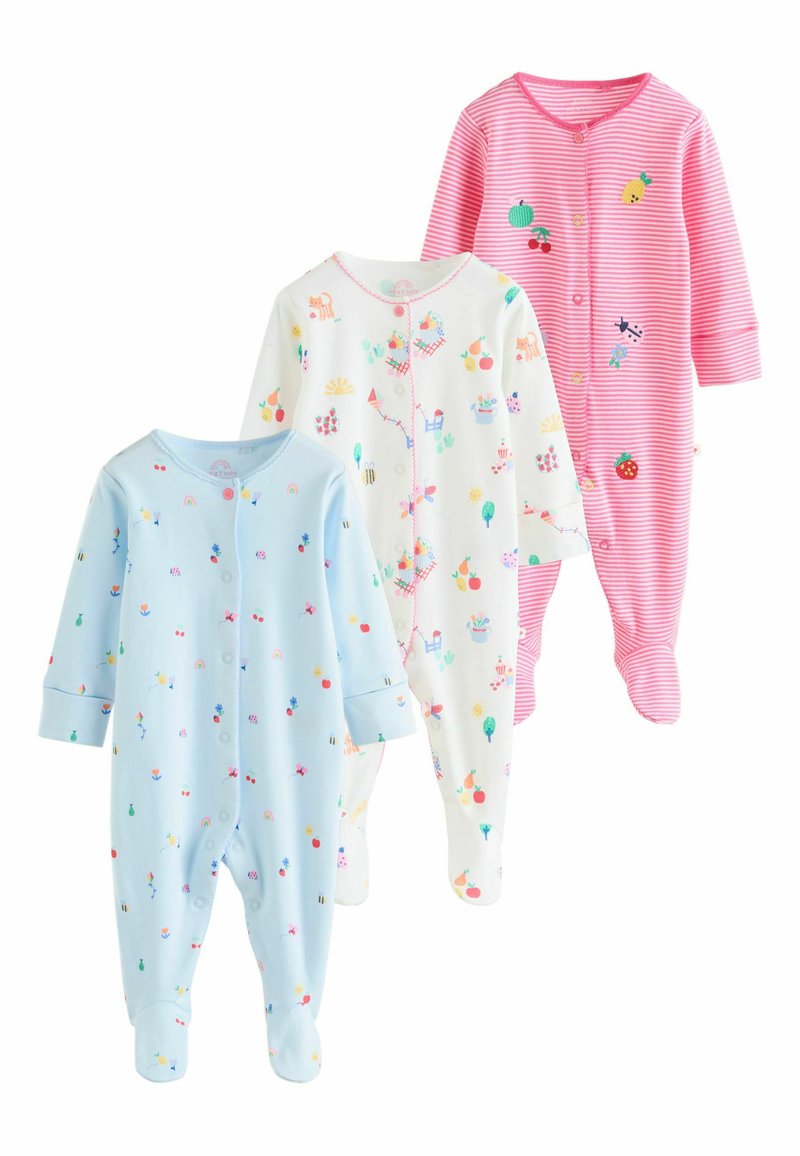 Next REGULAR FIT - 3 PACK . - Šliaužtinukai - pink/raudona - Zalando.lt