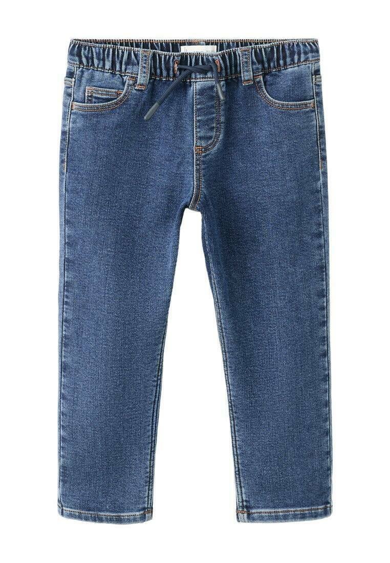 Mango Kids Džíny Straight Fit - dark blue/tmavě modrá - Zalando.cz