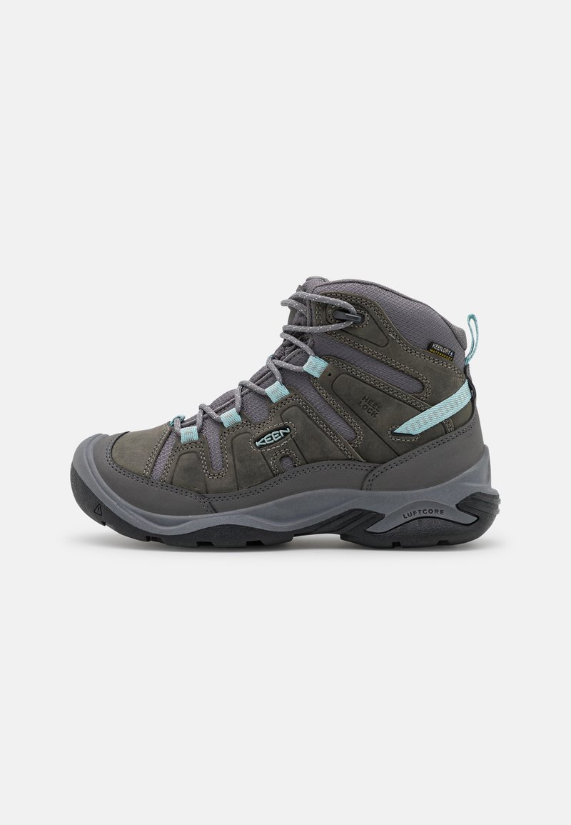 Keen CIRCADIA MID WP - Turistiniai batai - steel grey/cloud blue/pilka ...