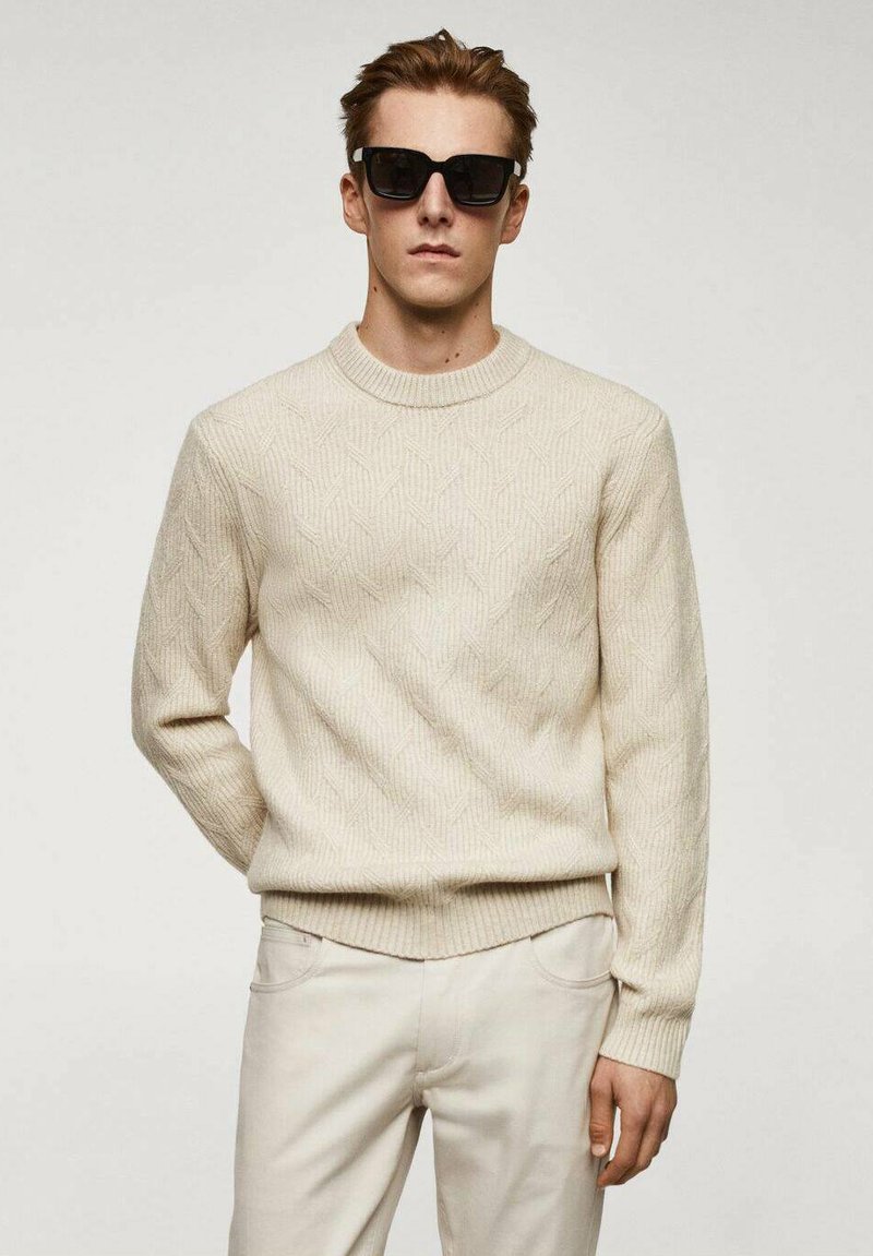 Mango CARBONEL - Jumper - sand - Zalando.co.uk