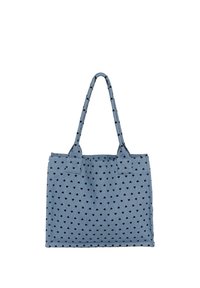 Saint Tropez PEGINA - Tote bag - black mini reversed hearts/blue - Zalando