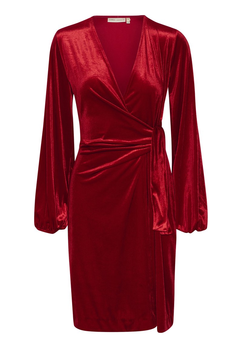 InWear GORIELIW WRAP - Cocktailkleid/festliches Kleid - true red/rot ...
