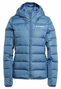 Adidas Terrex TERREX MULTI LIGHT DOWN HOODED - Dunjacka - steel/grå ...