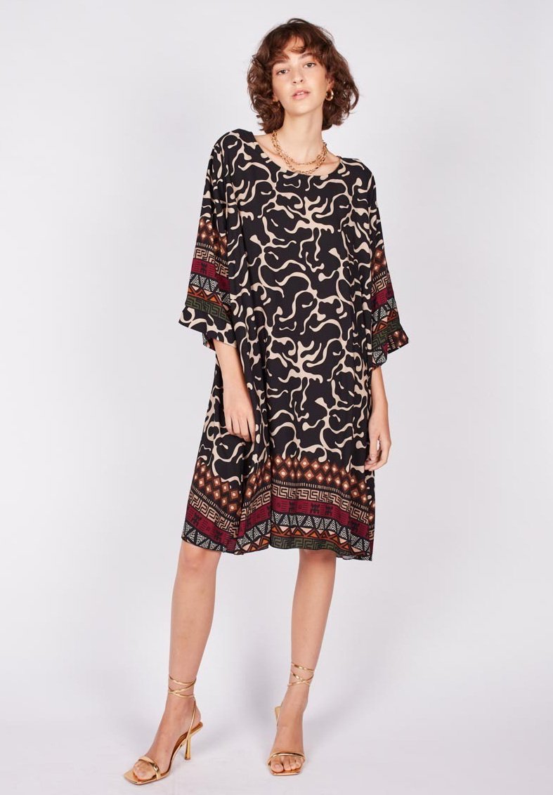 Dioxide FLOWY - Robe de jour - black/noir - ZALANDO.BE