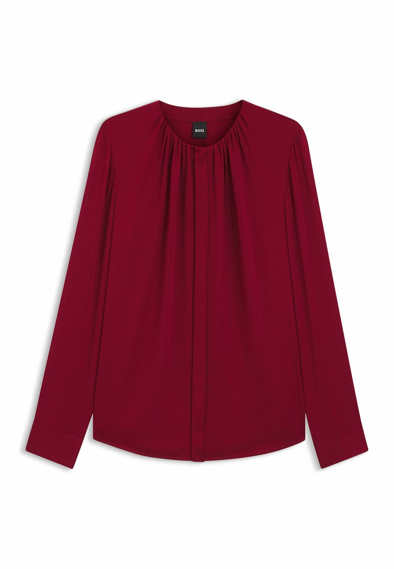 BOSS BANORAH - Blouse - dark red seven/dark red - Zalando.co.uk