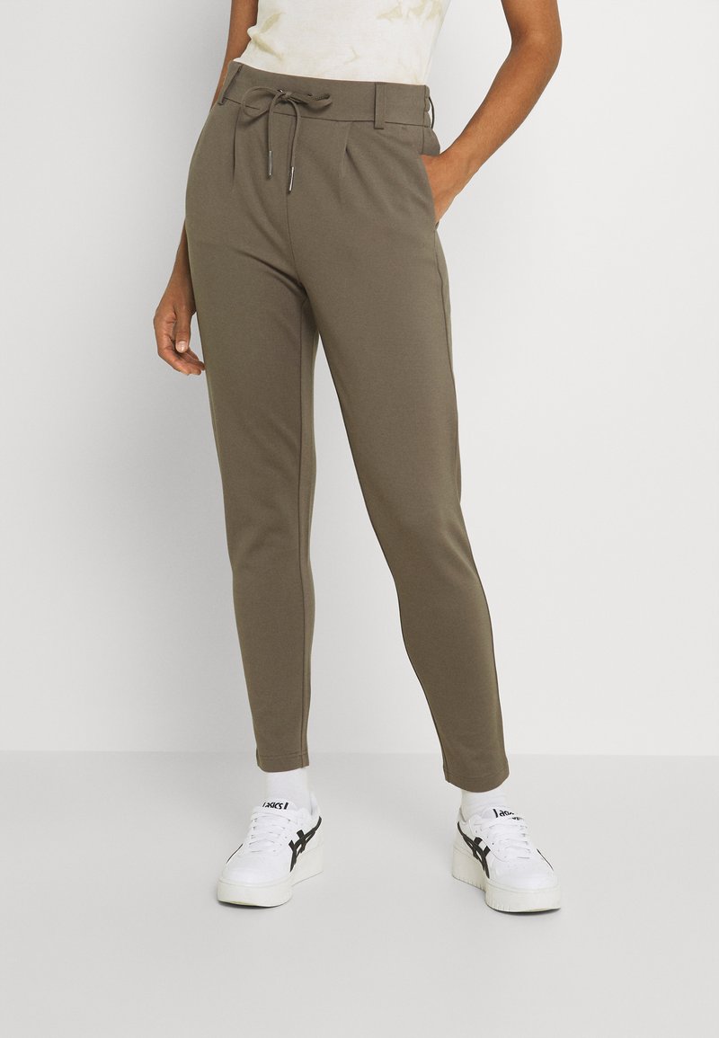 ONLY ONLPOPTRASH LIFE EASY COL - Stoffhose - bungee cord/khaki - Zalando.at