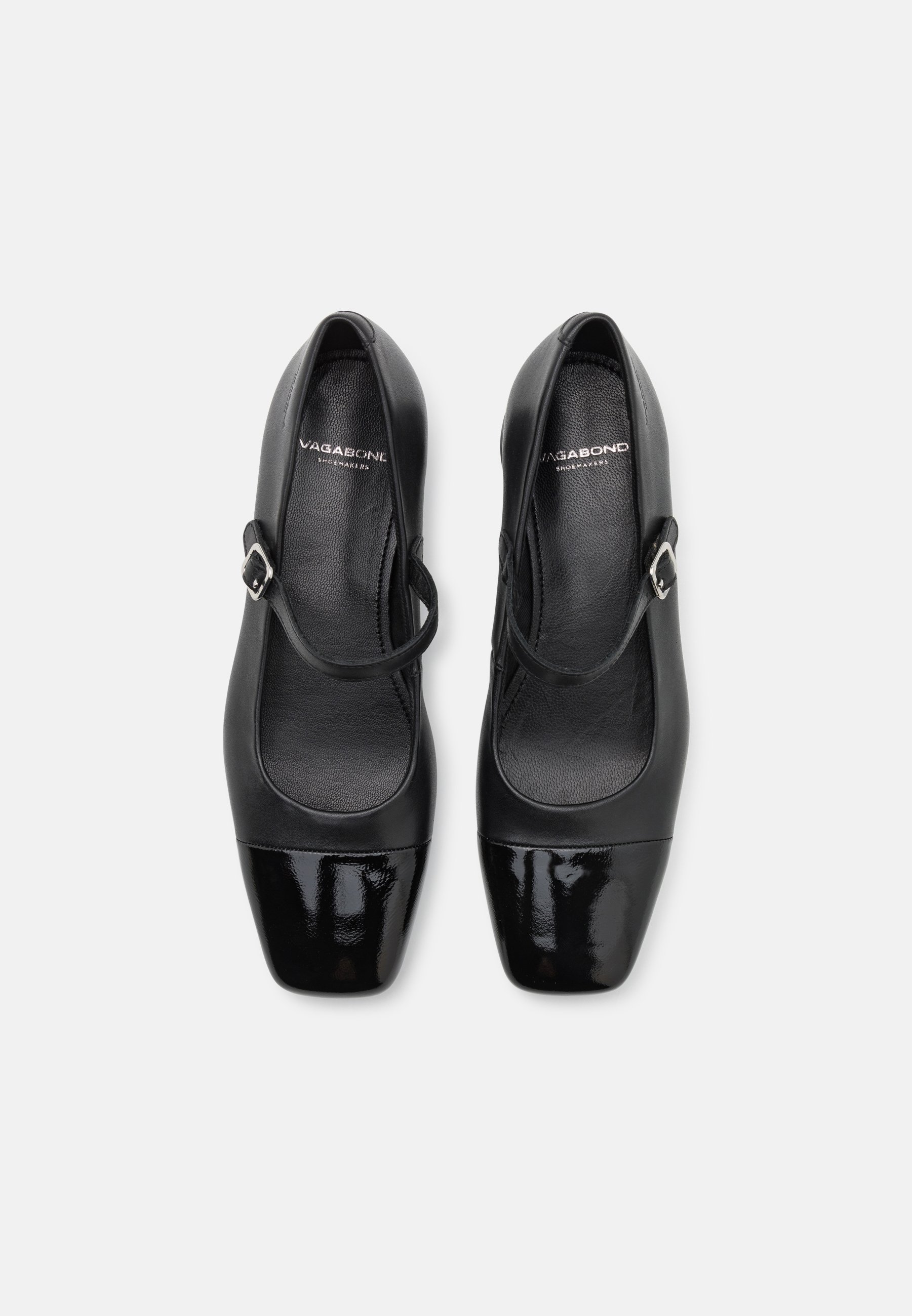 Vagabond DEBBI - Ankle strap ballet pumps - black - Zalando.co.uk