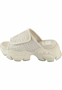Buffalo BINARY - Mules à talons - cream/beige - ZALANDO.FR