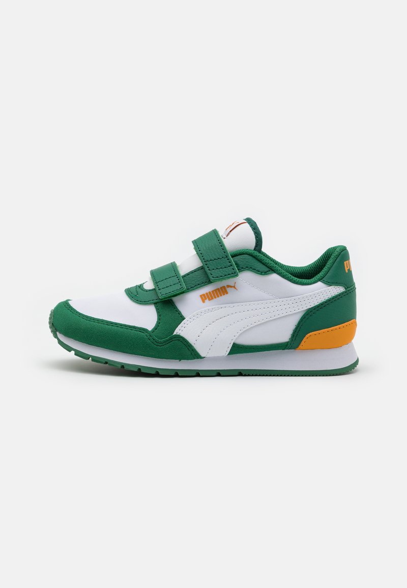 Puma ST RUNNER V3 UNISEX - Trainers - vine/white/ginger tea/green ...