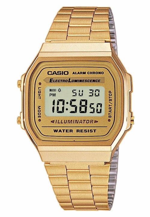 Casio ROUND UNISEX - Digitaluhr - gold-coloured/goldfarben - Zalando.ch