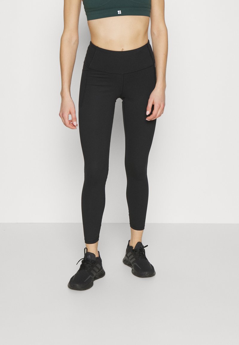 GAP POWER FULL LEGGING - Tights - true black/schwarz - Zalando.de