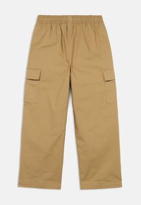 Nike Sportswear CLUB UNISEX - Cargo trousers - beige/white/beige - Zalando