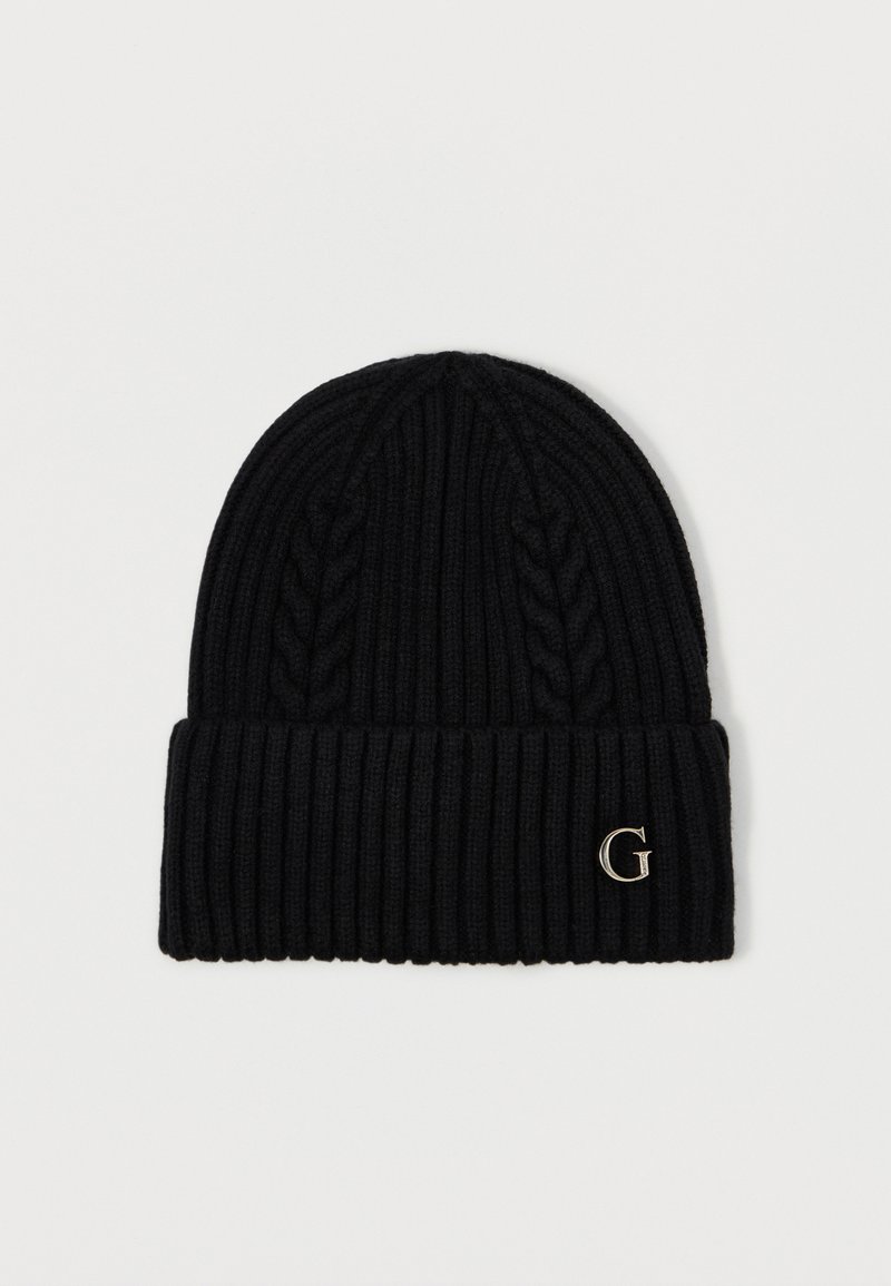 Guess BEANIE UNISEX - Gorro - black/negro - Zalando.es