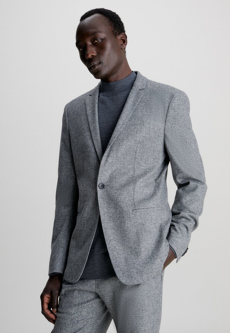 Calvin Klein TWO TONE - Blazer jacket - grey fog/light grey - Zalando.de