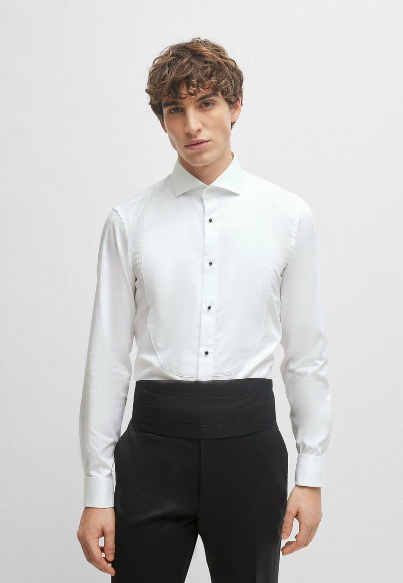 BOSS Formal shirt - white/white - Zalando.co.uk