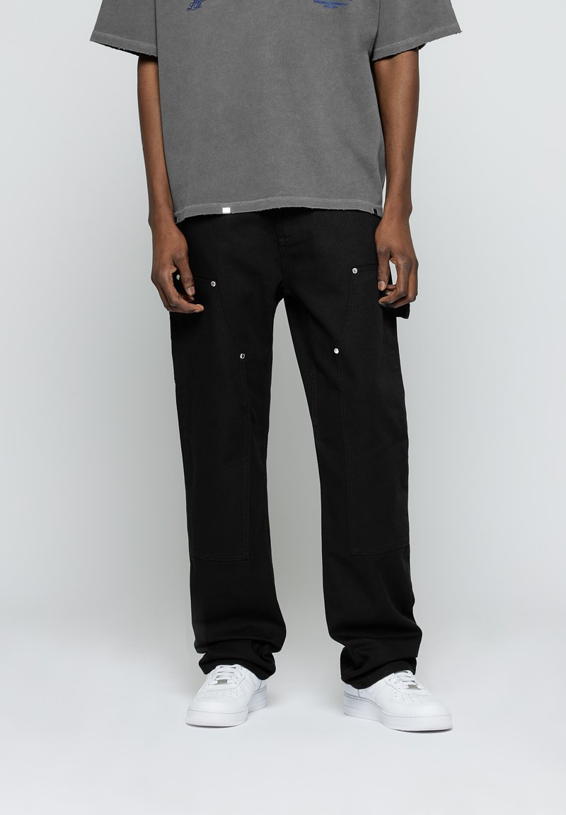 EIGHTYFIVE CARPENTER - Jeans straight leg - black/svart - Zalando.no