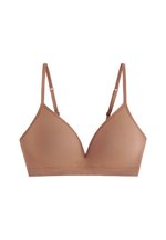 Lindex SEAMLESS SOFT - Triangle bra - light brown - Zalando