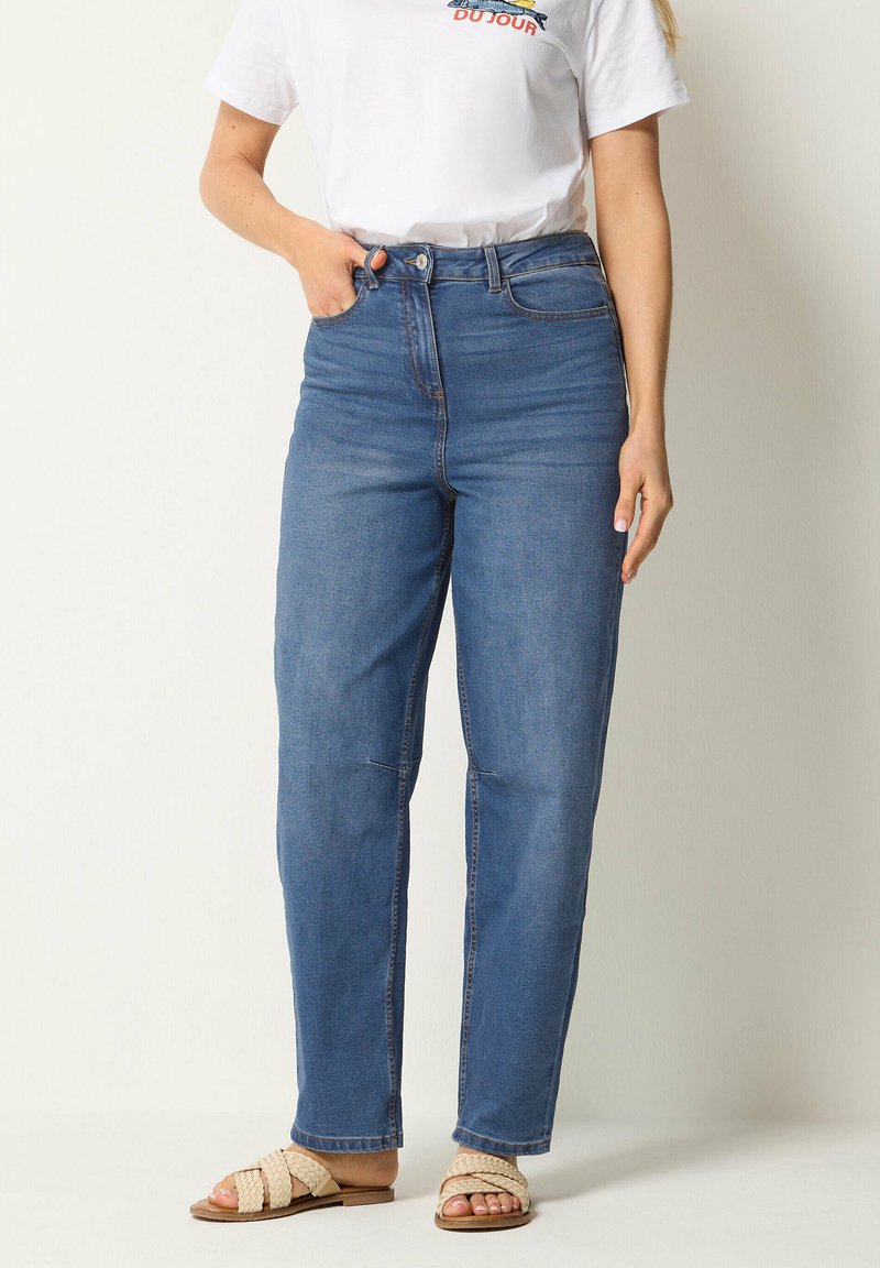 Long Tall Sally TALL STRAIGHT LEG JEANS - Jeans Straight Leg - blue/blå ...