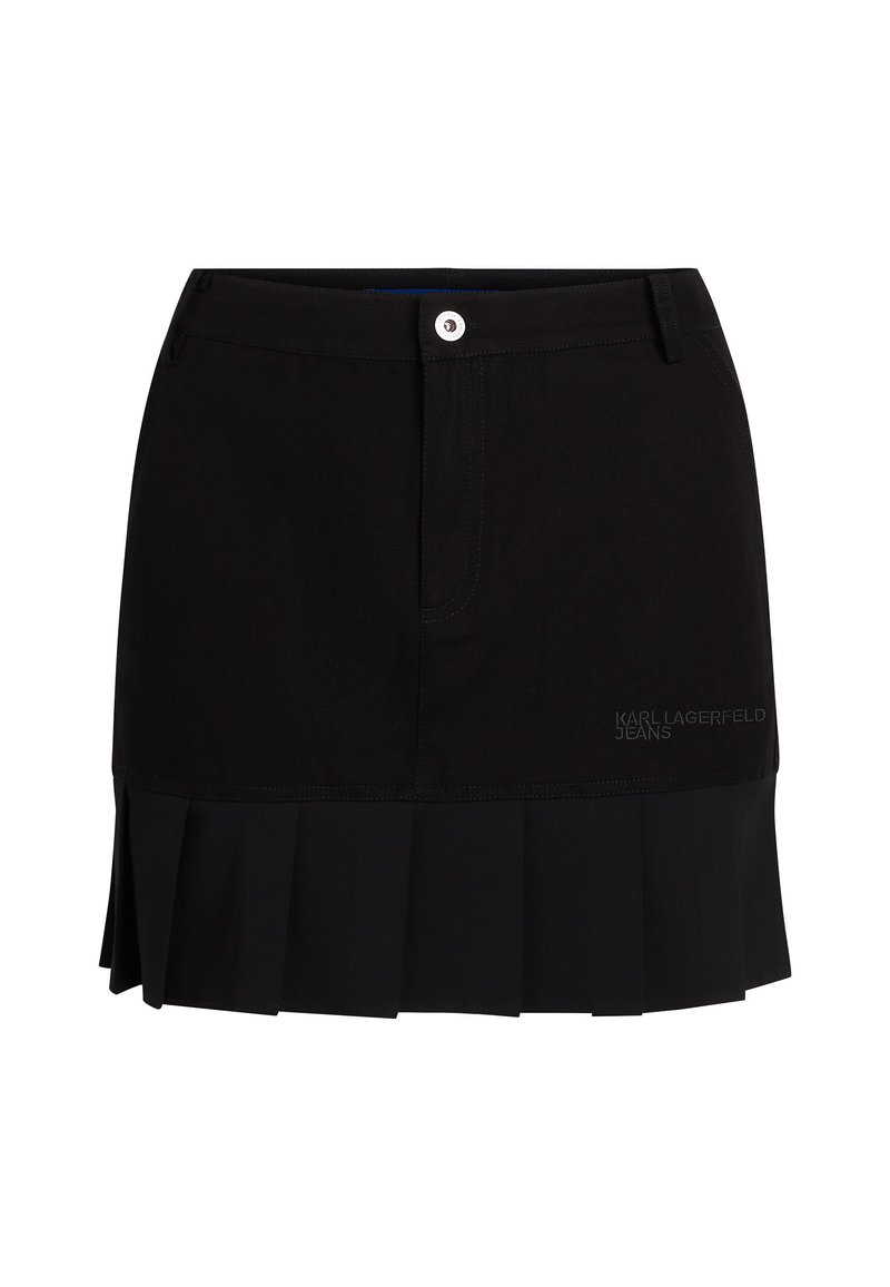 Karl Lagerfeld Jeans - Spódnica trapezowa/czarny - Zalando.pl
