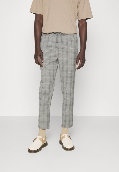 Only & Sons ONSLINUS CHECK PANT - Broek - dark navy/donkerblauw ...