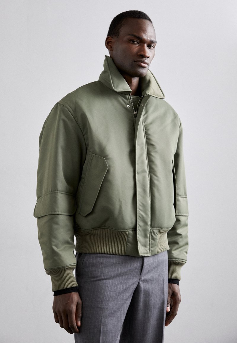 Helmut Lang FLIGHT JACKET - Bomber Jacket - oakmoss/olive - Zalando.co.uk