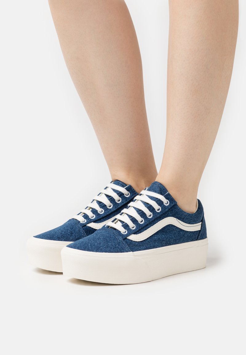 Vans Old Skool Stackform Trainers Denim Bluestone Blue Denim Zalandoie