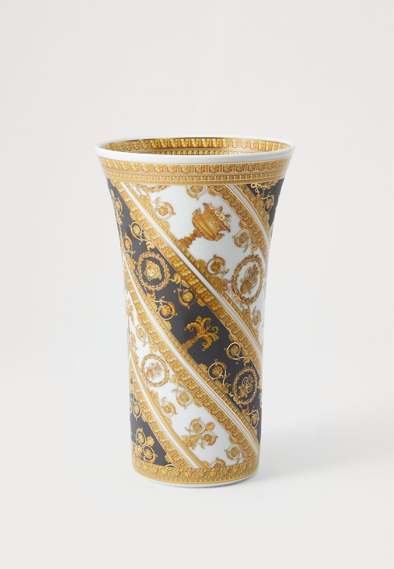 Versace VASE 26 CM - Vase - white/black/yellow/white - Zalando.co.uk