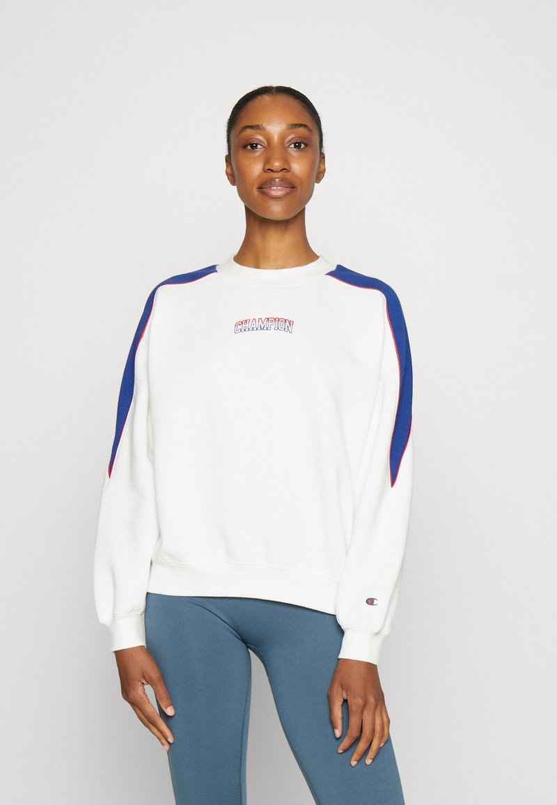 Champion COLOR PUNCH CREWNECK - Felpa - white/bianco - Zalando.it