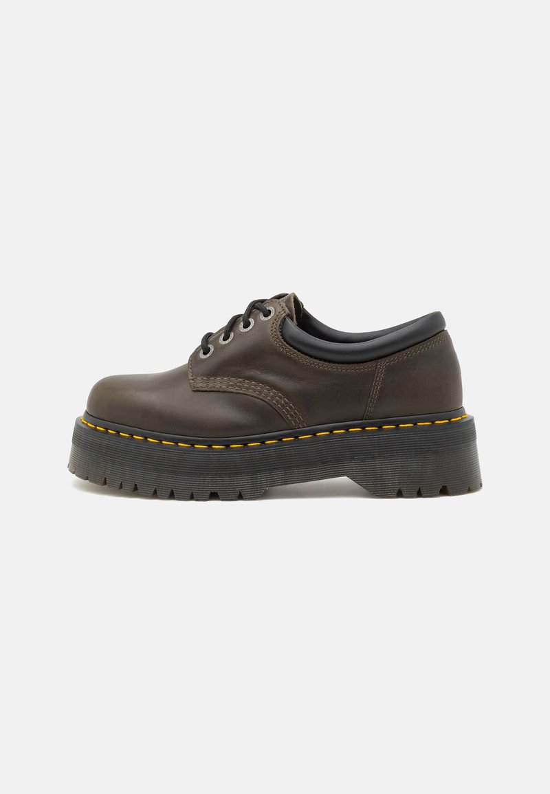Dr. Martens 8053 QUAD UNISEX - Rennot nauhakengät - dark taupe orleans ...