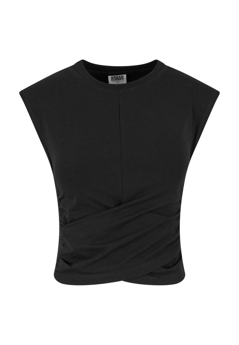 Urban Classics CROPPED WRAPPED - Top - black/zwart - Zalando.nl