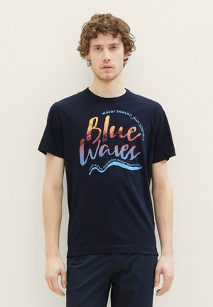 Thinking Mu SOL - T-Shirt print - navy blue/dunkelblau - Zalando.de