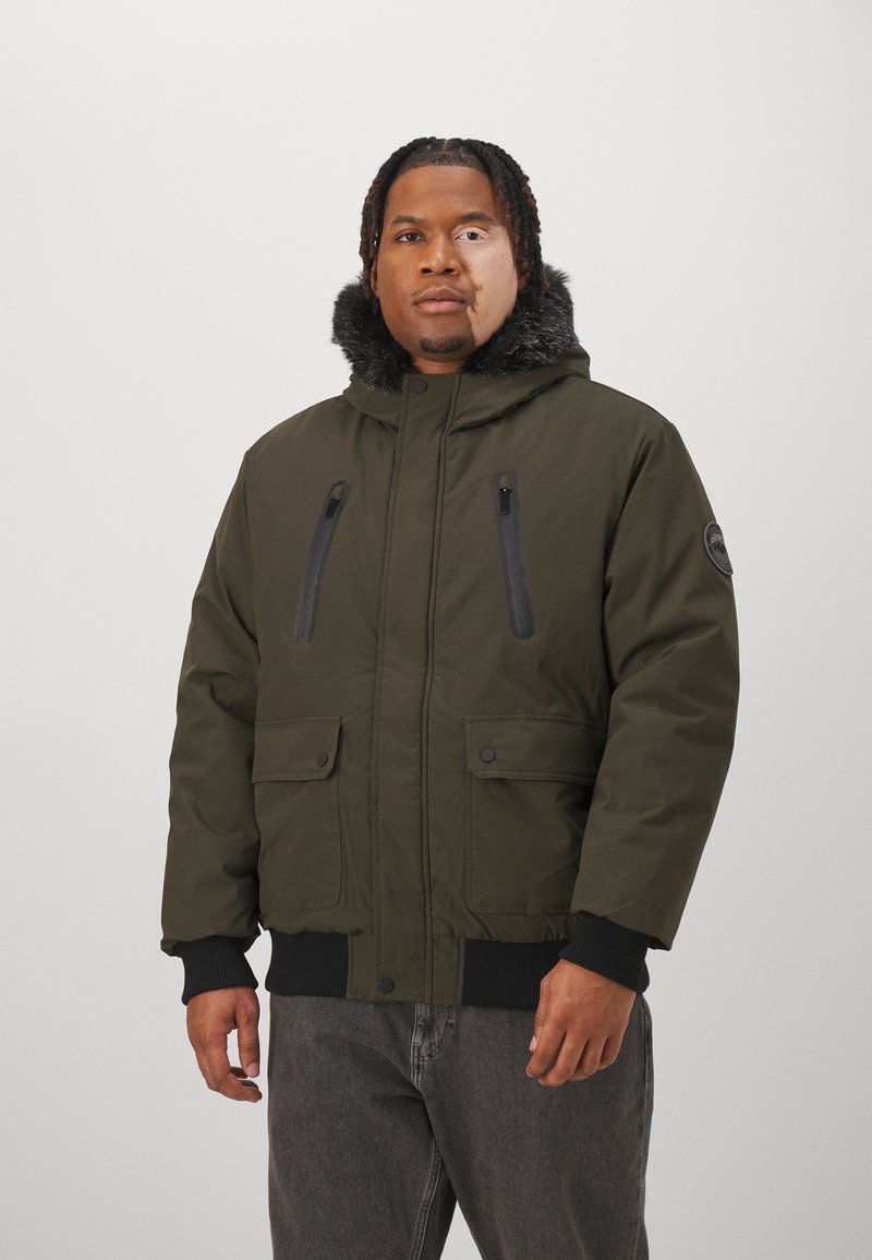 CLOSURE London ZIPPED UTILITY SHORT PUFFER JACKET - Winterjas - khaki ...