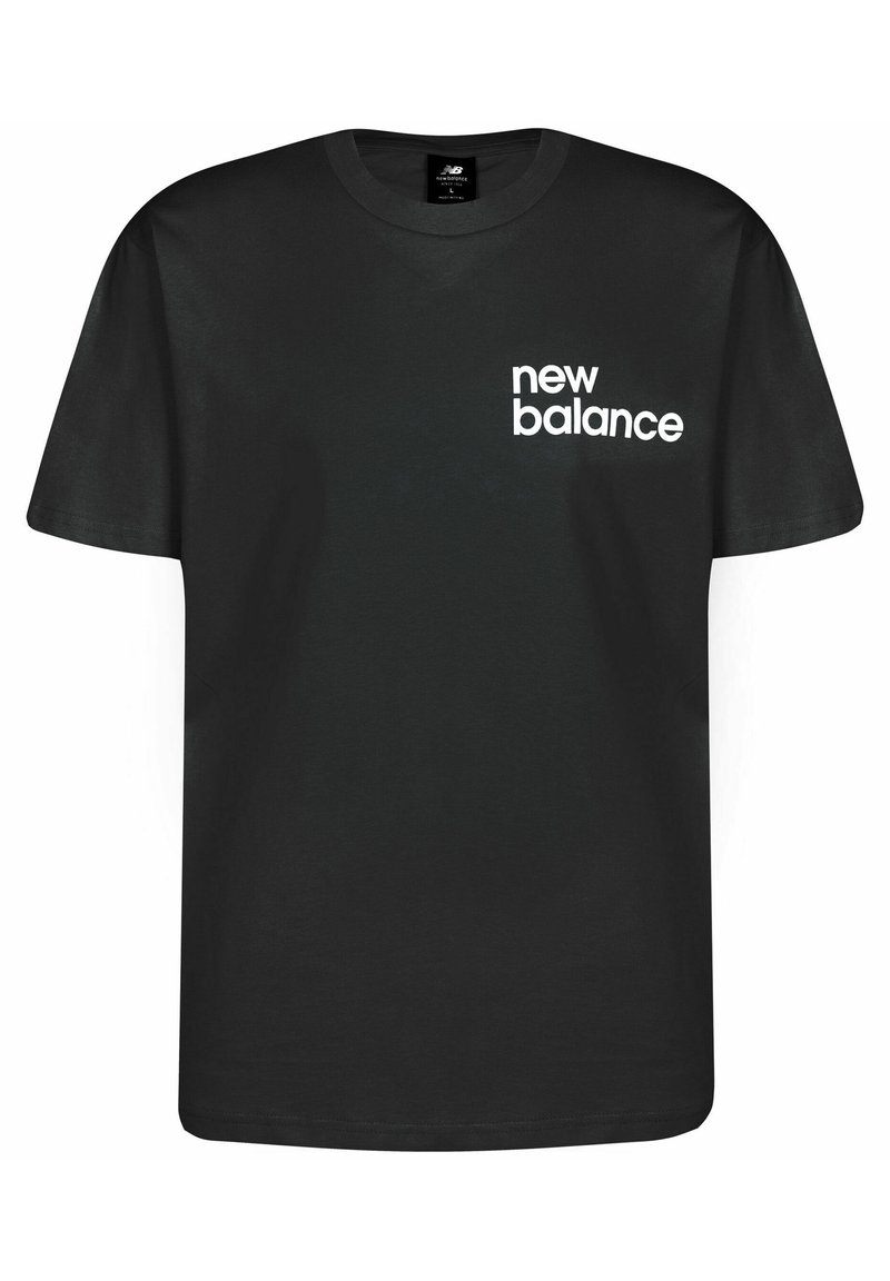 New Balance ESSENTIALS GRAPHIC - Print T-shirt - black - Zalando.de