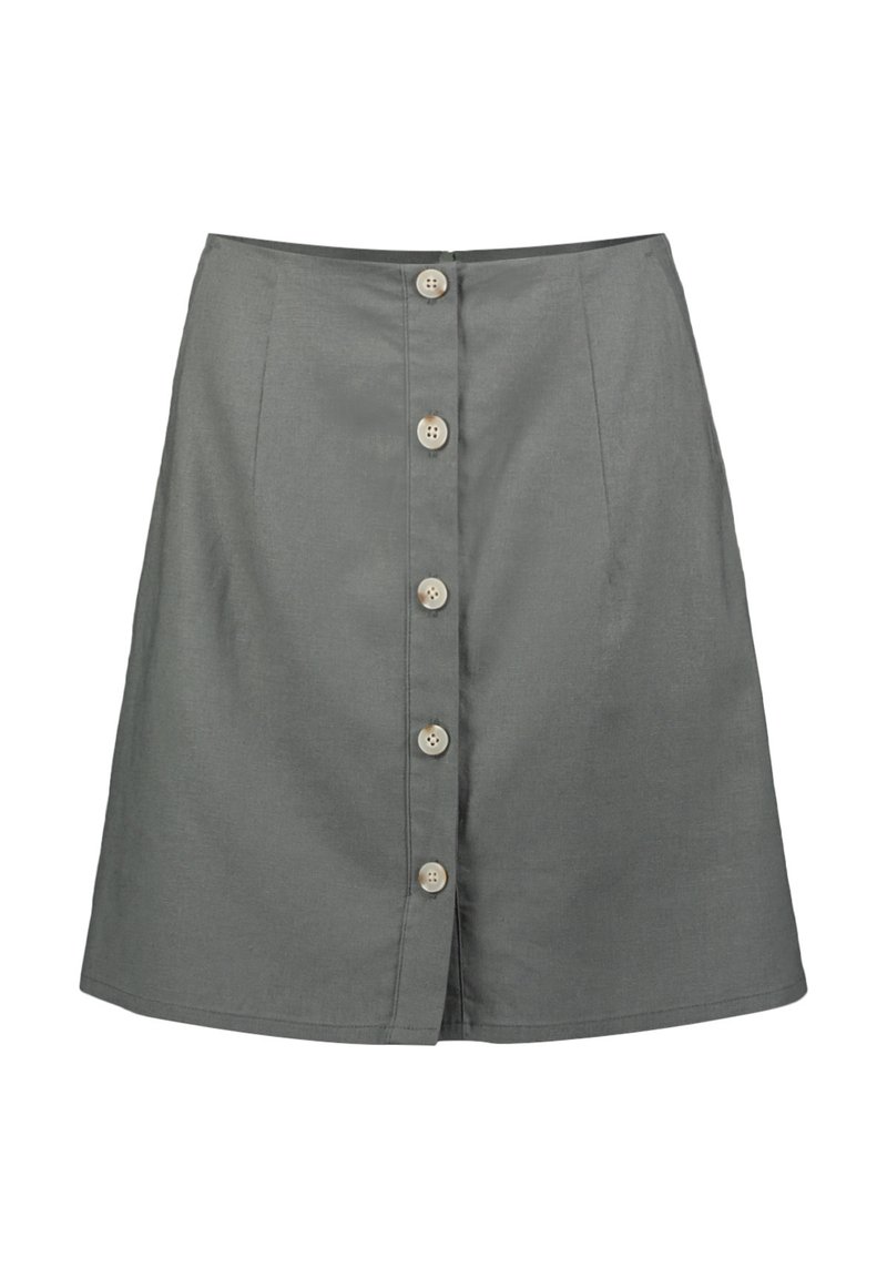 Re.draft WITH BUTTONS - Mini skirt - olive khaki/khaki - Zalando.ie