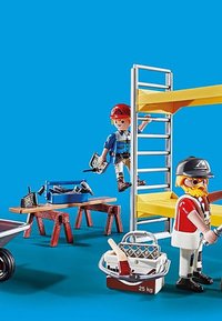 Playmobil CITY ACTION STELLING MET WERKLIEDEN - Spielzeug - multicolor ...