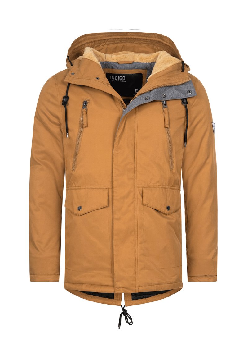 INDICODE JEANS Parka - mottled brown/brunmelert - Zalando.no