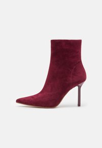 Steve Madden IYANNA - High heeled ankle boots - cranberry/red - Zalando