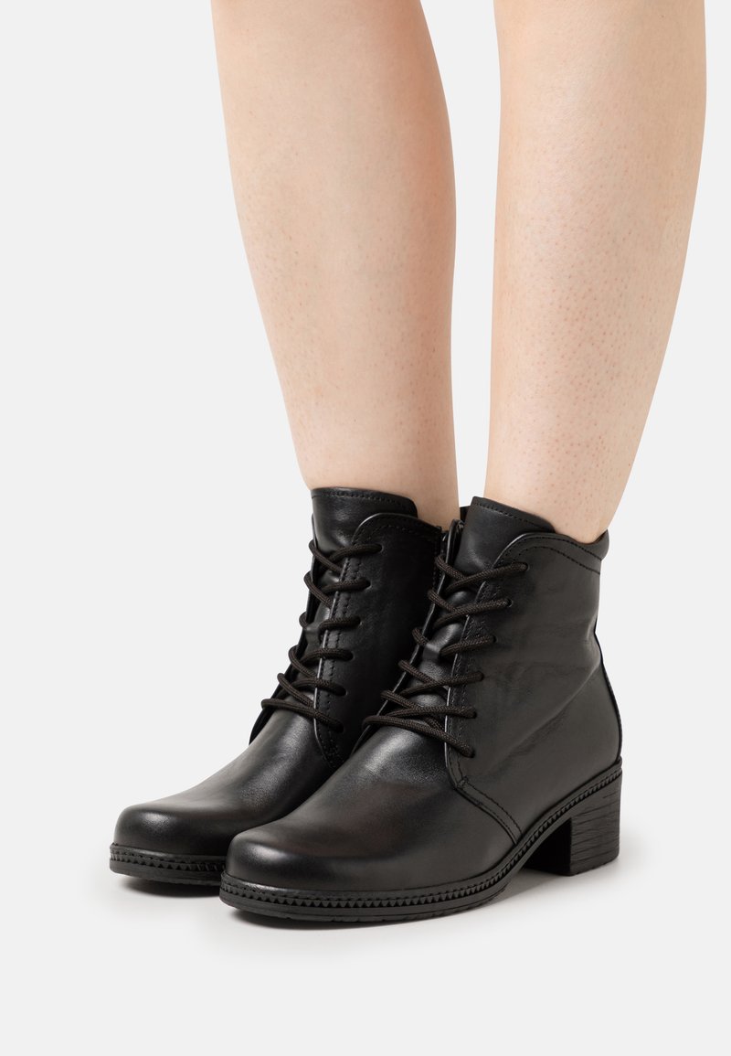Gabor Lace Up Ankle Boots Schwarzblack Zalando