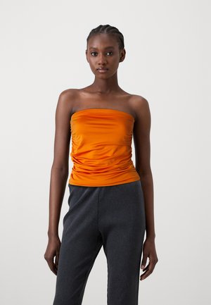 NA-KD ONE SHOULDER TOP - Topper - orange/oransje - Zalando.no