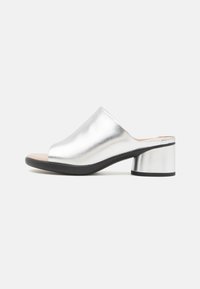 ECCO SCULPTED - Papuci înalți - pure silver/argintiu - Zalando.ro