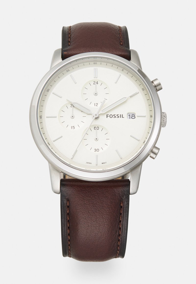 Fossil MINIMALIST CHRONO - Chronograph watch - silver-coloured - Zalando.ie