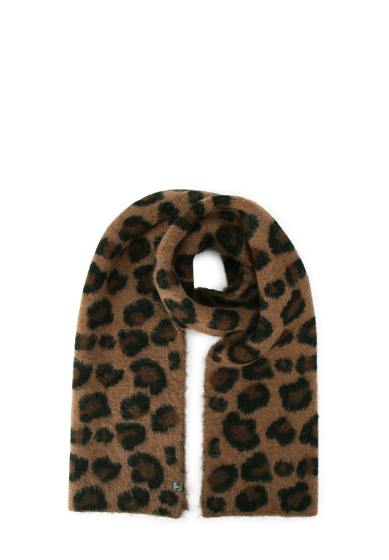 Kurt Geiger London LEOPARD - Scarf - brown oth/mottled brown - Zalando