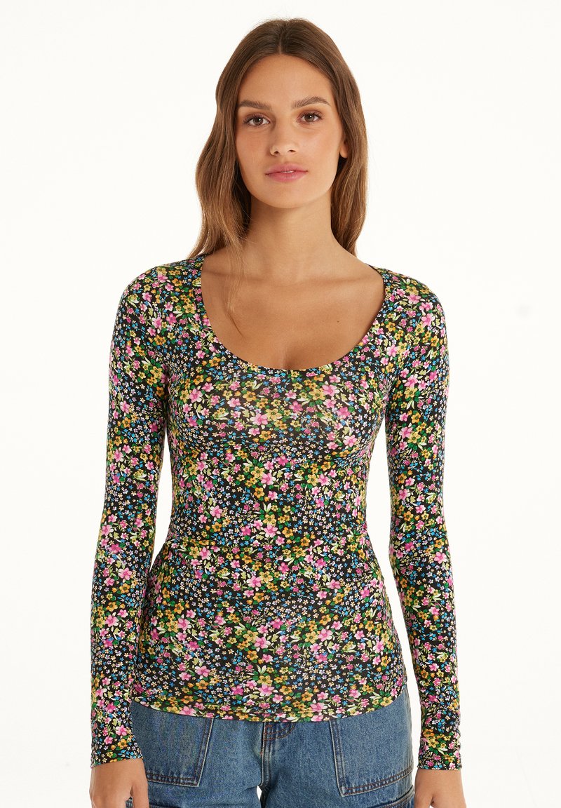 Tezenis Top s dlouhým rukávem - blumen v stampa fiori bouquet/více ...